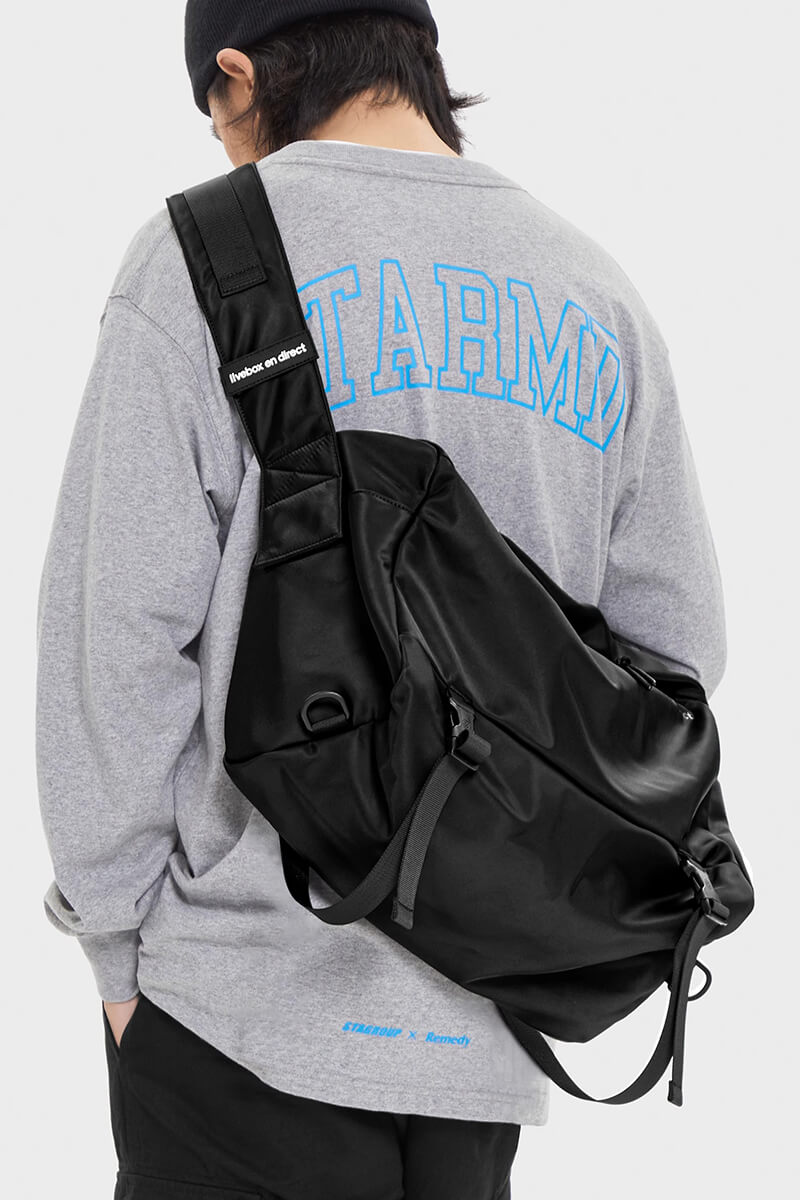 LIVEBOX Large Nylon Crossbody Bag | Duffle Bag - Sporty & Spacious Pic ...